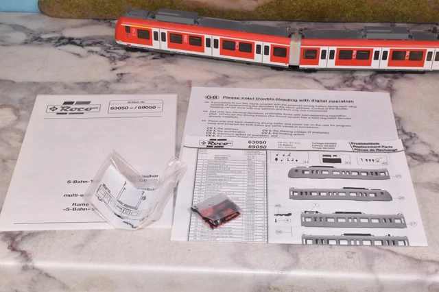 ROCO H0 BR. 423 Vierteiliger S-Bahn Triebzug der DB Nr. 63050 für BASTLER! EUR 158,00 - PicClick DE