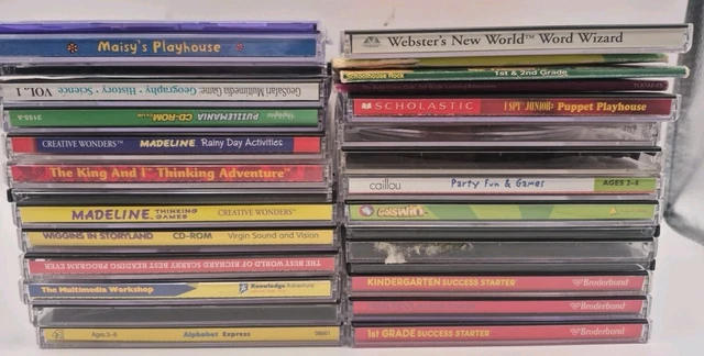 GAME LOT 30 PC CD-ROM for Windows 90s-00s Children’s Educational/Fun ...