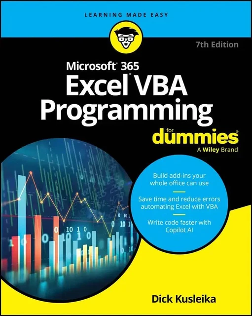 MICROSOFT 365 EXCEL VBA Programming for Dummies | Dick Kusleika ...