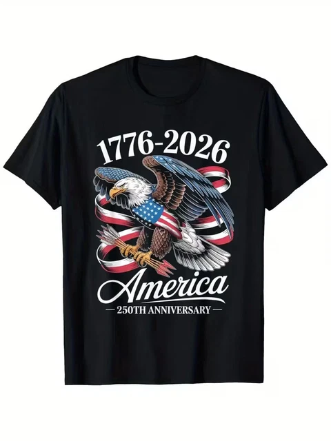AMERICAN INDEPENDENCE 250TH Anniversary 1776-2026 Eagle & Flag ...