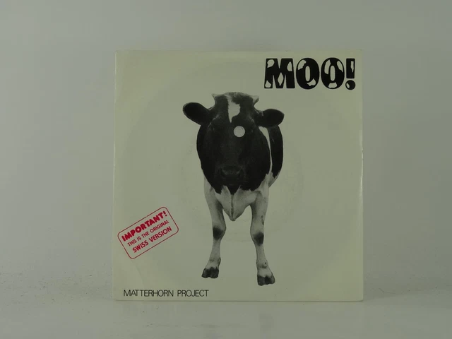MOO! MATTERHORN PROJECT/UPPERSIDE SIDE (2) 2 Track 7" Single Picture ...