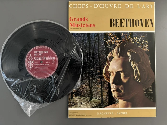 BEETHOVEN - VINYL + Livret - CHEF D'OEUVRE DE L'ART GRANDS MUSICIENS ...