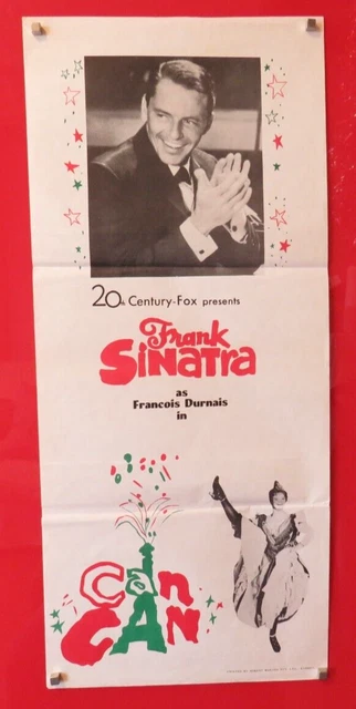 CAN - CAN ORIGINAL 1960 CINEMA DAYBILL FILM MOVIE POSTER Frank Sinatra ...