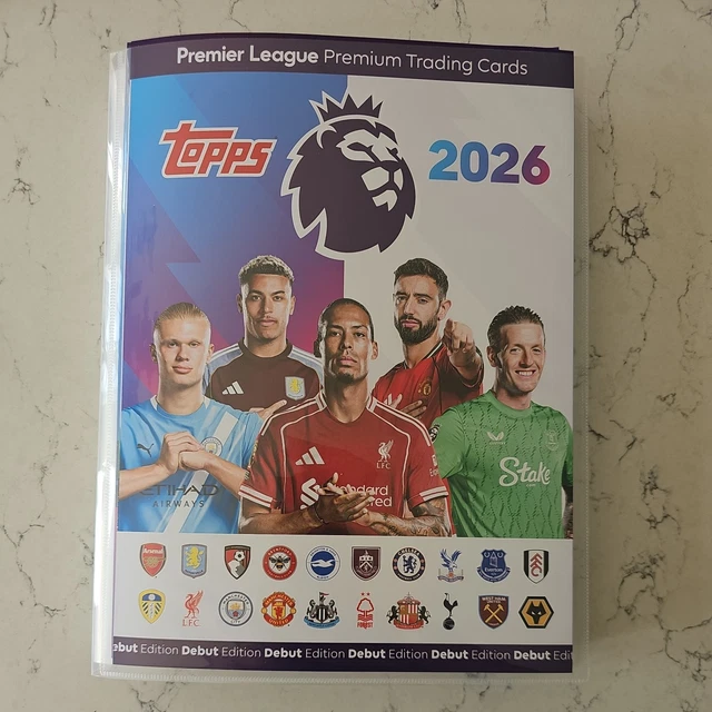 TOPPS PREMIER LEAGUE 2026 BINDER Complete base CARDS - 1-450 £52.68 ...