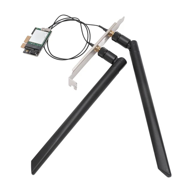 CARTE RÉSEAU WIFI Sans Fil 2.4G/5G Bluetooth4.0 PCI-E 1X Carte Adaptateur W6320 EUR 12,98 ...