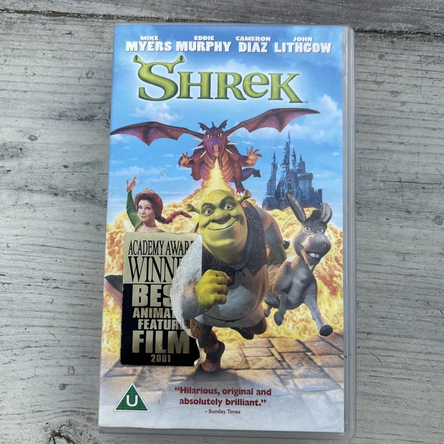 SHREK (VHS, 2001) £1.75 - PicClick UK