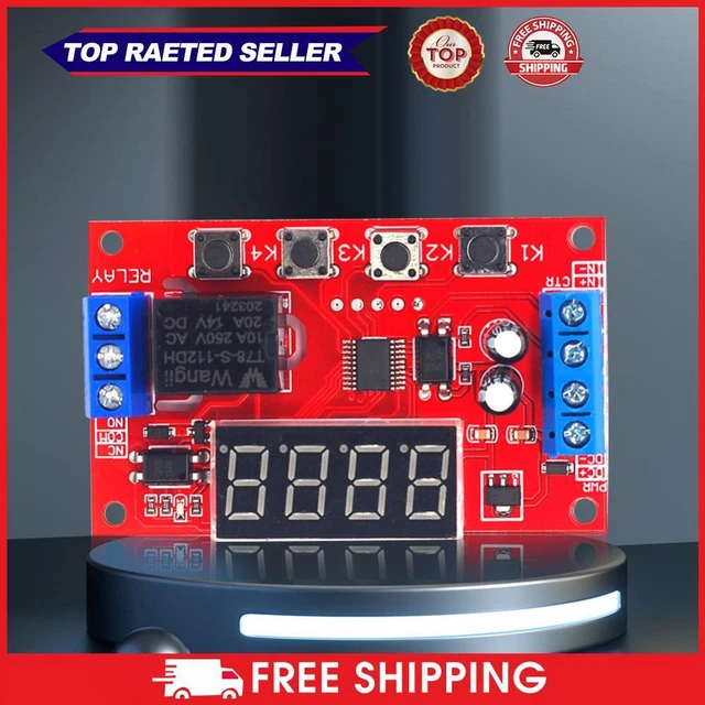 DELAY TIME RELAY Module 32 Modes 20mA Multifunction Automatic Control ...