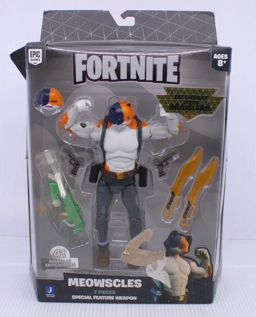 D1 JAZWARES FORTNITE MEOWSCLES Legendary Series Brawlers Epic Games ...