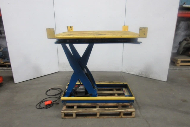 VISION VIS-25-36 2500 LB Scissor Lift Turn Table 48"x48" Top 9"-45" Ht ...