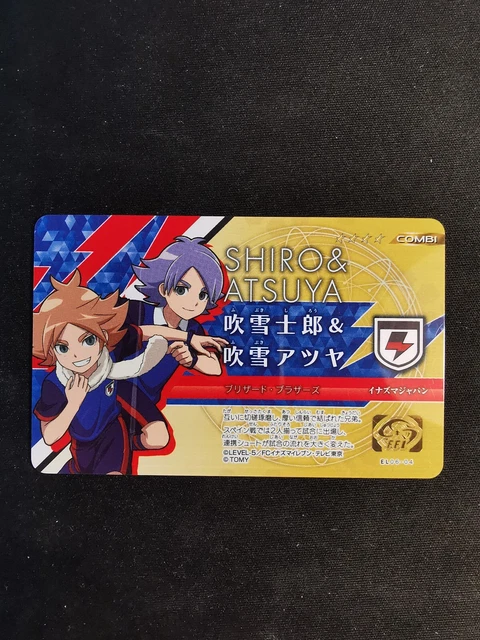 SHIRO & ATSUKA Fubuki EL06-04 Carte Inazuma Eleven License Japanese ...
