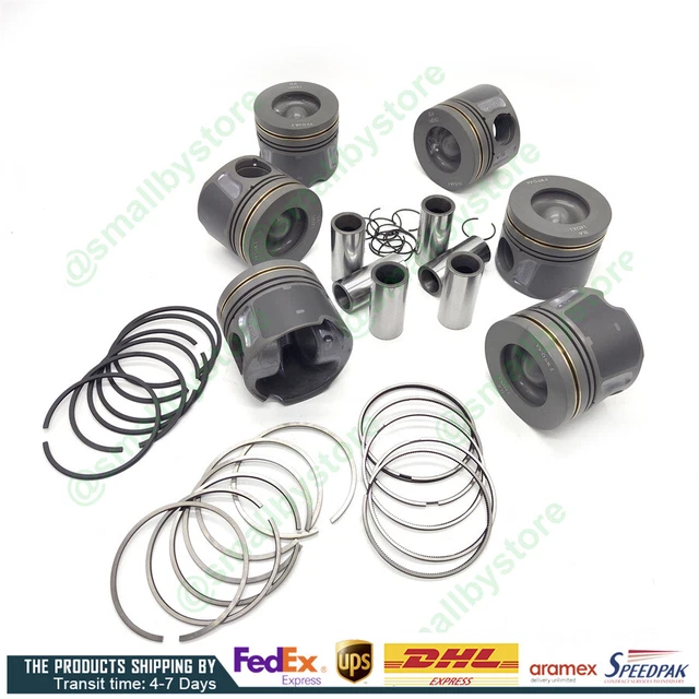 6 X DIESEL Piston with ring Land Rover Range Rover sport TDV6 3.0T ...