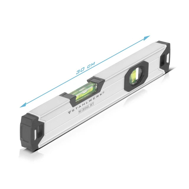 STAHLWERK SPIRIT LEVEL 300 mm aluminum spirit level magnetic spirit ...