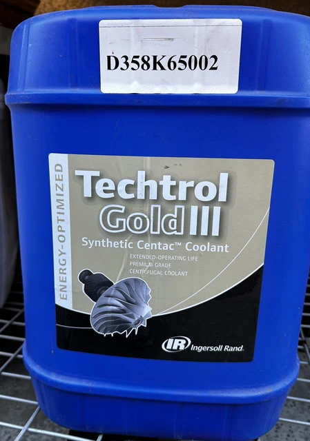 INGERSOLL RAND TECHTROL Gold III Synthetic Centac coolant, 20L £384.53 ...