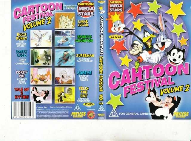 CARTOON FESTIVAL-VOLUME 2-[9 Episodes]-Cartoon Mega Stars-Animated CMS ...