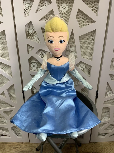 DISNEY PRINCESS DOLL CINDERELLA PLUSH 20” Soft Toy £7.50 - PicClick UK