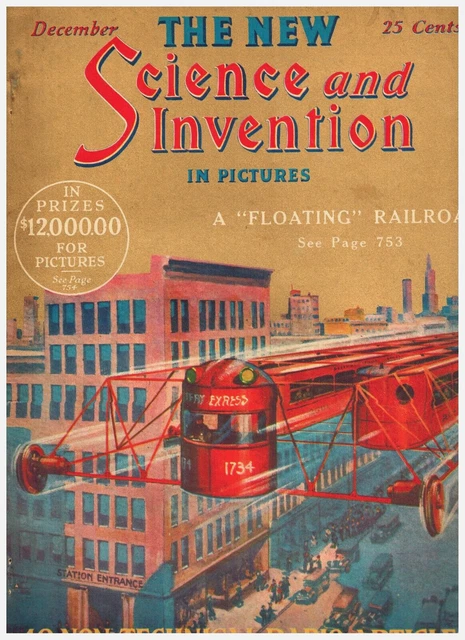 THE NEW SCIENCE and Invention in Pictures December 1923 Magazine £19.72 ...