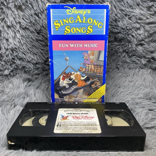 DISNEYS SING ALONG Songs - Fun With Music VHS Tape 1989 Classic Kids Show £16.51 - PicClick UK