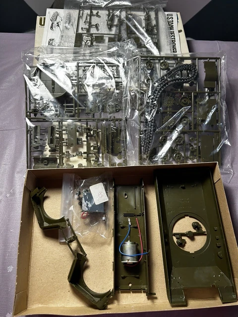 VINTAGE TAMIYA, US Tank destroyer M10 , Motorized, 1970’s. 1/35, Japan ...