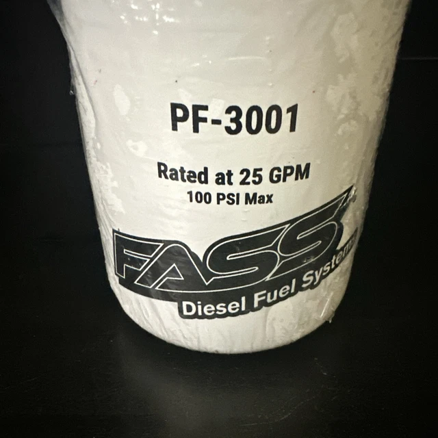 FASS DIESEL FUEL Systems Fuel Particulate Filter PF-3001 $26.63 ...
