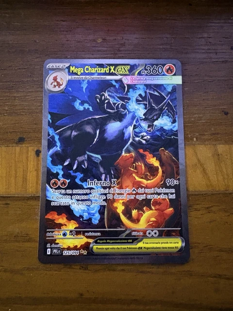 MEGA CHARIZARD X ex SAR 125/094 Pokemon 2025 NM - ITA - TGC - Inferno X ...