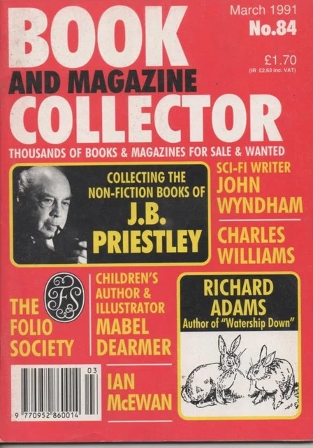 BOOK & MAGAZINE Collector # 84 Mar 91 J B Priestley Fine cond Free UK ...