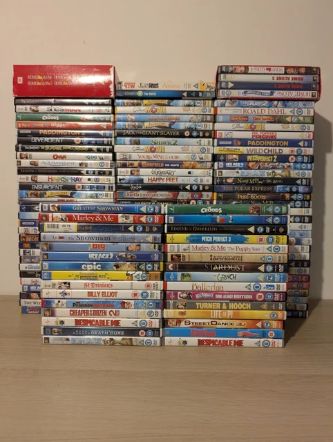 120+ FILM DVD Job Lot Bundle Wholesale - Kids, Family, Adventure, Comedy Etc £25.99 - PicClick UK