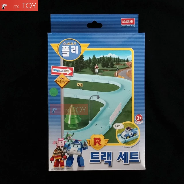 ROBOCAR POLI TRACK SET for Rescue center Headquarter set Rail Diecast ...