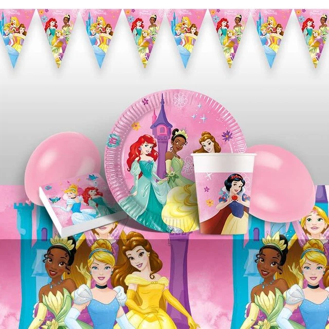 DISNEY PRINCESS STORY Party Decorations Banners Tableware Party ...