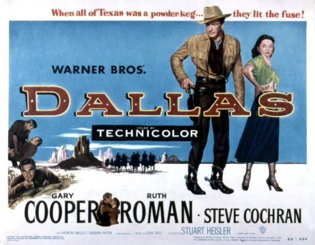 DALLAS GARY COOPER Steve Cochran Ruth Roman 1950 etc OLD MOVIE PHOTO ...