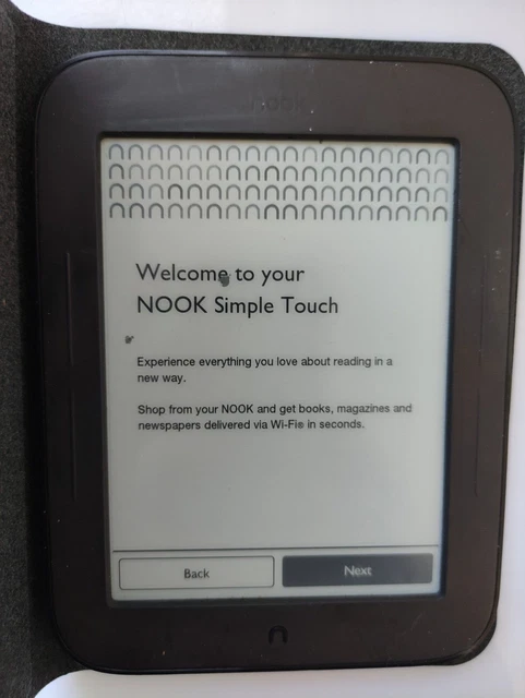 NOOK SIMPLE TOUCH Ereader Ebook 4gb FAULTY £11.99 - PicClick UK