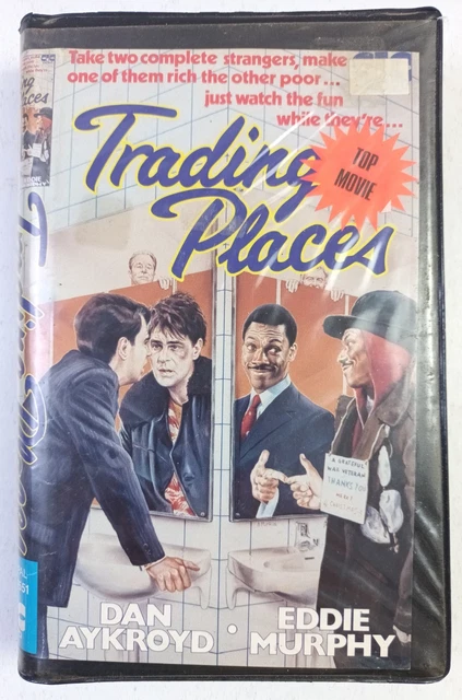 Trading Places Vhs Big Box Clamshell Cic Ex Rental 1984 Good Tested