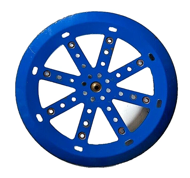 A MECCANO BLUE 6" DIAMETER PULLEY WITH BOSS PART NUMBER 19c £5.17 ...