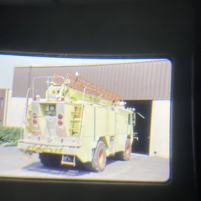 LTI FIRE APPARATUS Plant Fire Apparatus Slide Trident ARFF Truck Lot Of ...