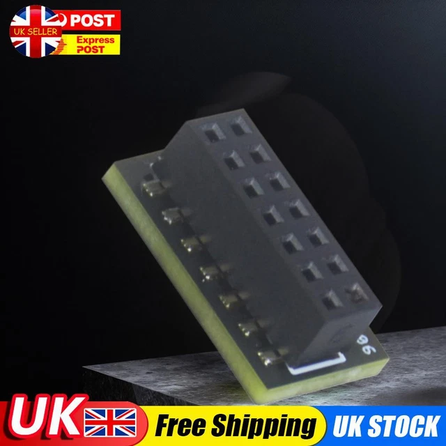 REMOTE CARD TRUSTED Platform Module TPM 2.0 Module 14 Pin for Asrock ...