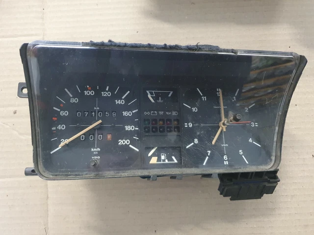 VW GOLF MK1 Speedometer Clocks Instrument Cluster Speedometer Diesel ...