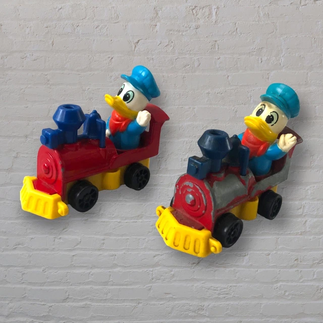VINTAGE TOMY WALT Disney Diecast Donald Duck Train Locomotive Engine PD ...