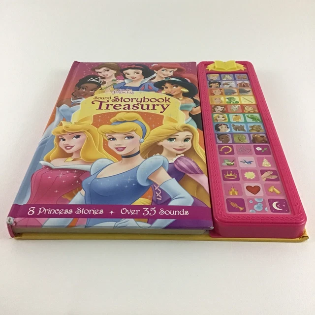 DISNEY PRINCESS SOUND Storybook Treasury Play A Sound Book Ariel Aurora ...