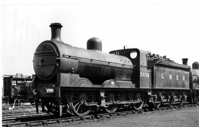 RAIL PHOTO GNR LNER 060 J5 3036 Peterborough shed cambridgeshire £2.39 ...
