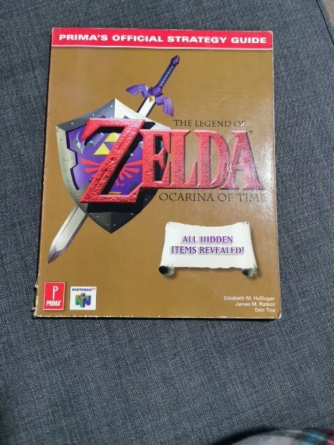 THE LEGEND OF Zelda Ocarina of Time N64 Prima Official Strategy Guide £ ...
