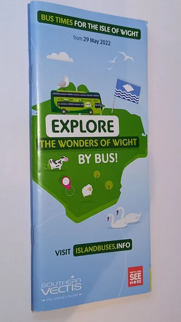 SOUTHERN VECTIS TIMETABLE - The Isle Of Wight - Bus Timetable & Guide ...