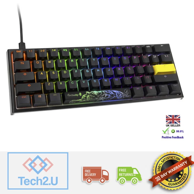 DUCKY ONE 2 Pro Mini Gaming Keyboard, RGB LED - Kailh Red US Layout £99 ...