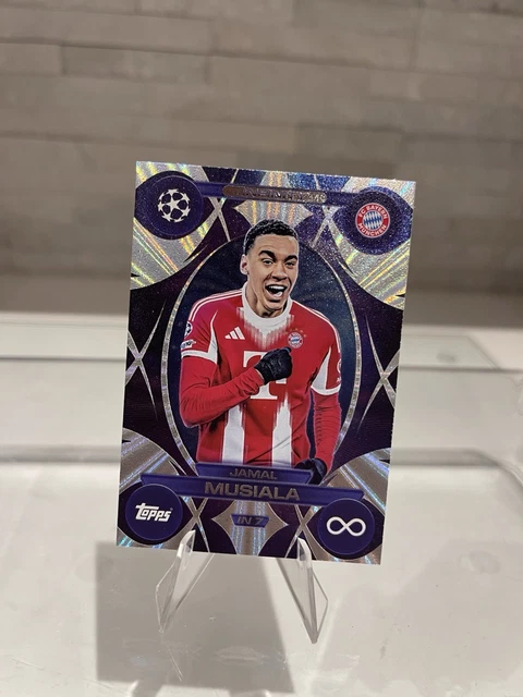 TOPPS MATCH ATTAX 2025 2026 Infinity Jamal Musiala Bayern München UCL ...