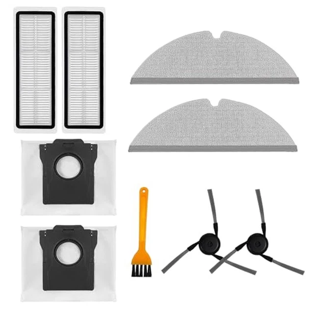 COMPLETE REPLACEMENT SET for Dreame D20 Pro Plus Robot Vacuum with Side ...
