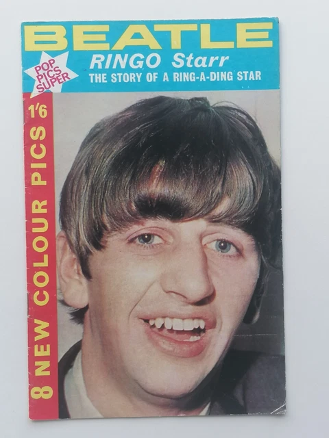 THE BEATLES Pop Pics Super Ringo Starr Uk Music Magazine 1963 £15.99 ...