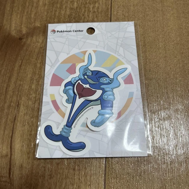 NEW, UNUSED, LIMITED to Pokemon Center, stick and peel sticker ...
