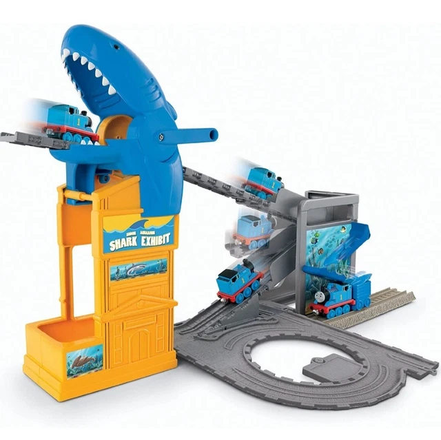 THOMAS & FRIENDS Take N Play Sodor Shark Exhibit Train Playset 2012 ...