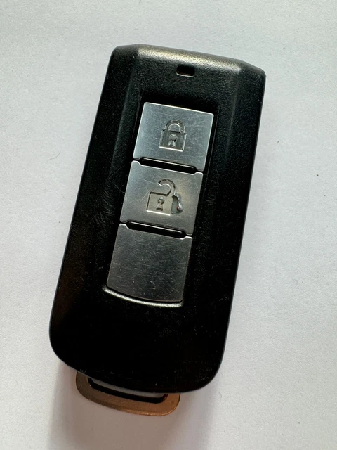 GENUINE MITSUBISHI 2 Button Remote Smart Key Fob. Tested Omron G8D-644M ...