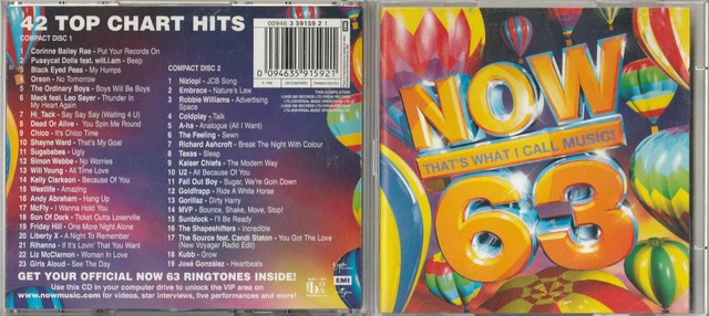 NOW THAT'S WHAT I Call Music 55 - 2003 Twin Cd Uk * Frais De Port ...