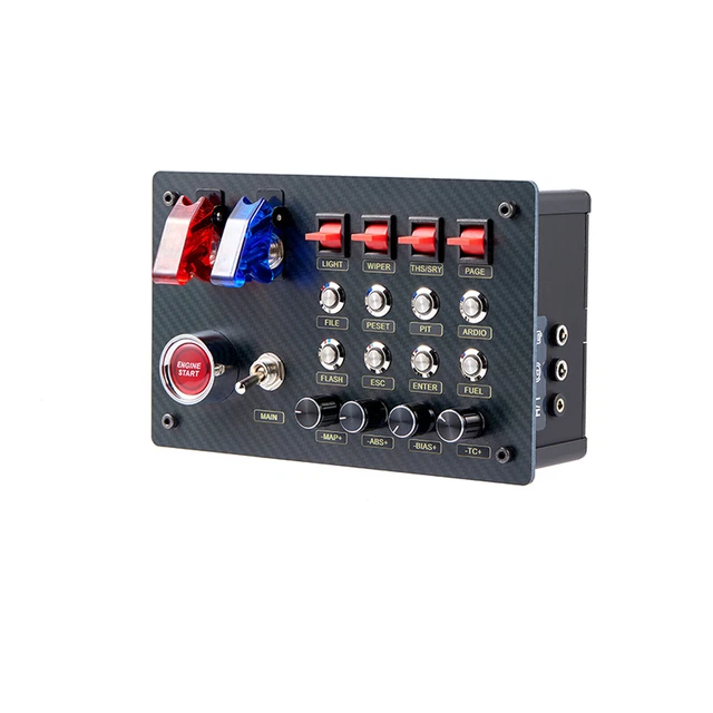 HORIZONTAL BUTTON BOX SIM Racing Control Box Simulator for Simagic ...
