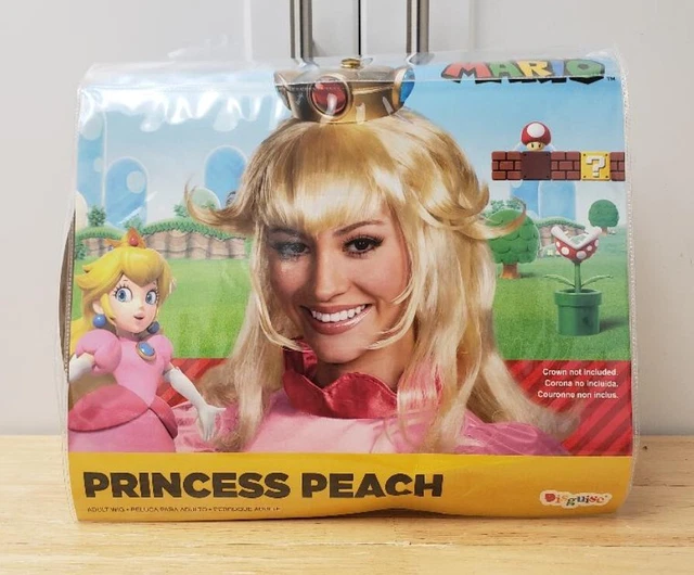 HALLOWEEN COSTUME WIG Princess Peach Wig Super Mario Bros Costume ...